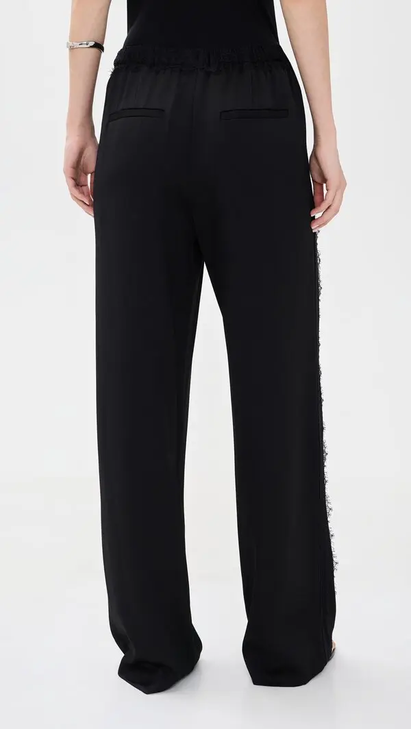Vince Lace Trim Pull On Trousers