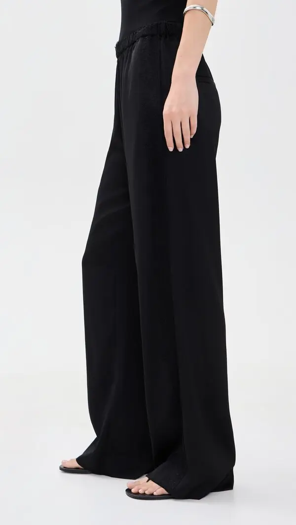Vince Lace Trim Pull On Trousers