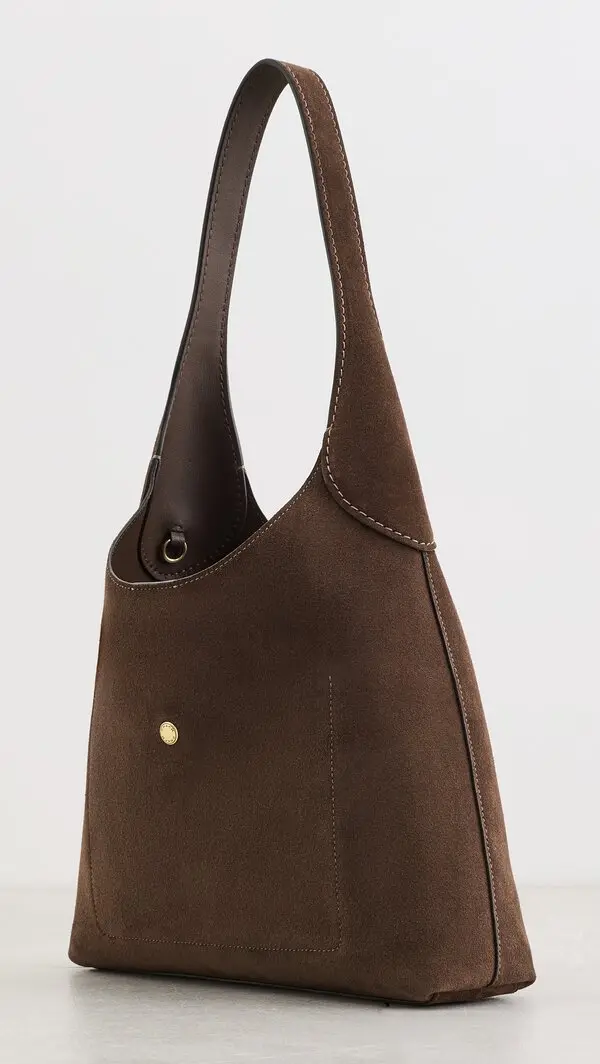 COACH Suede Brooklyn Shoulder Bag