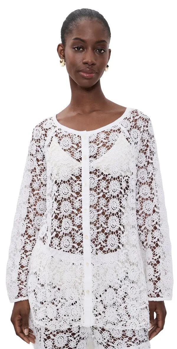 LA MAREGOLD Cosima Cardigan - White
