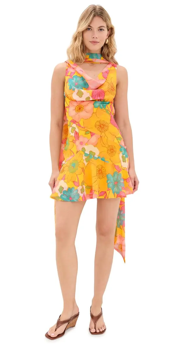 NEVER FULLY DRESSED Sophie Floral Mini Dress