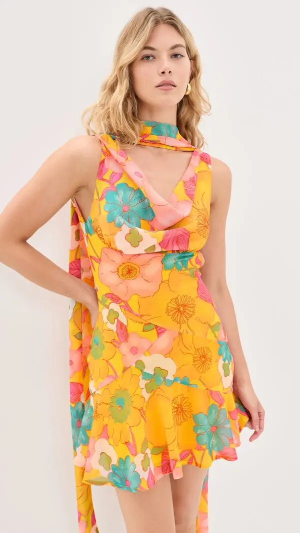 NEVER FULLY DRESSED Sophie Floral Mini Dress