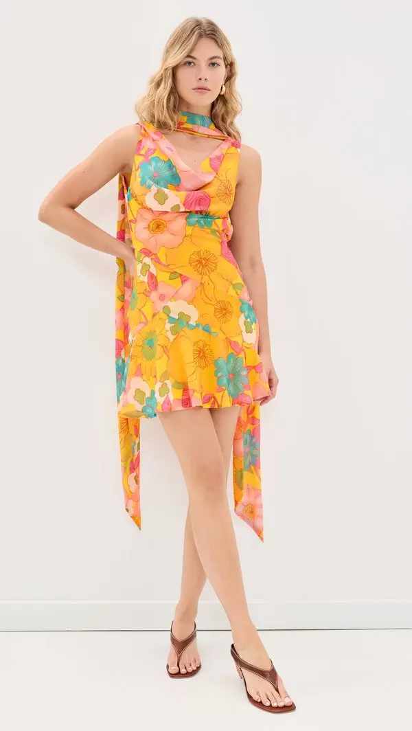 NEVER FULLY DRESSED Sophie Floral Mini Dress
