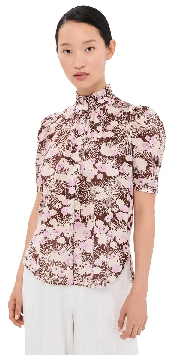 Alix Of Bohemia Winnie Dandelion Dusk Shirt - Dark Brown