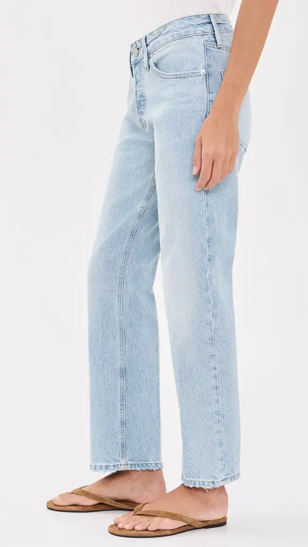 Good American Vintage Straight Ankle Jeans