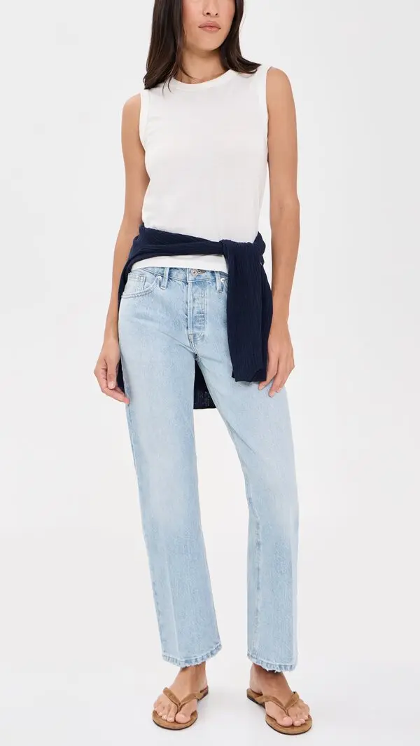 Good American Vintage Straight Ankle Jeans