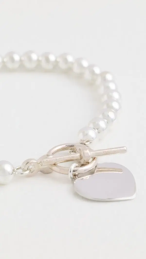 Shashi Bruiser Bracelet With Heart Charm
