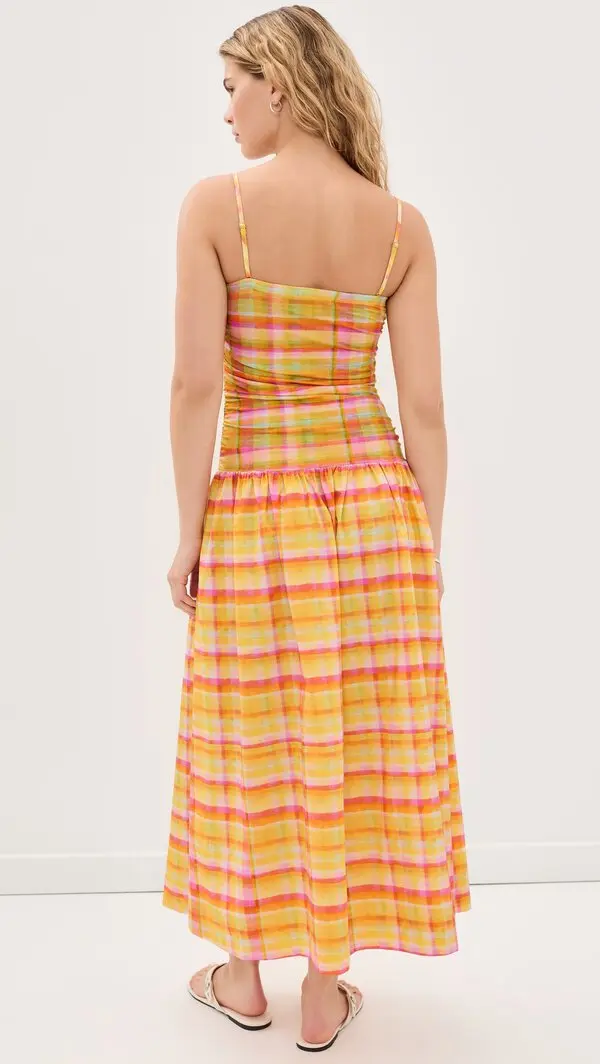 NEVER FULLY DRESSED Check Lola Dress