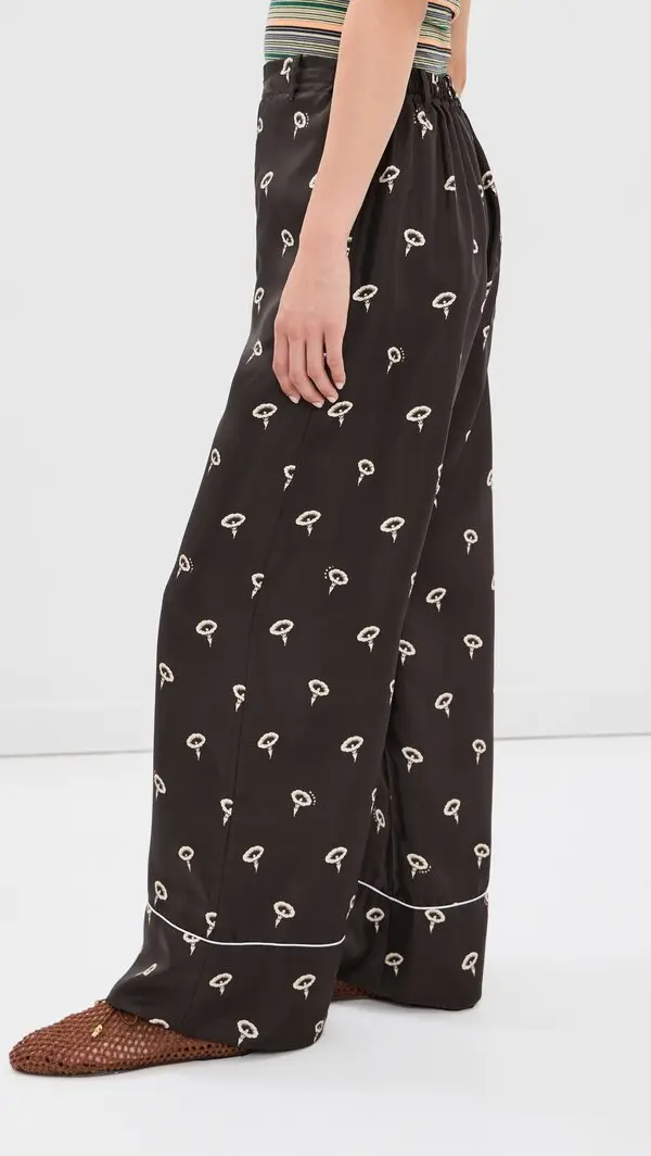 Marni Silk Satin Trousers