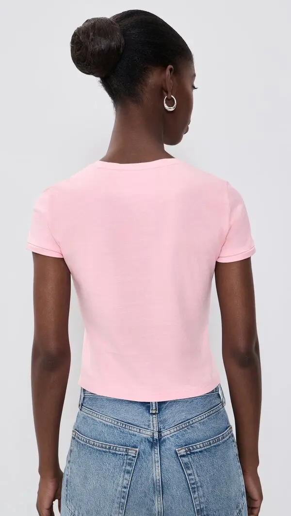 Alice + Olivia Embellished Baby Tee