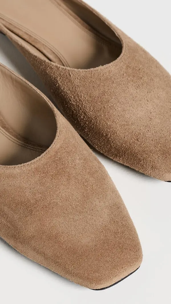 BLACK SUEDE STUDIO Lucia Slip On Flats