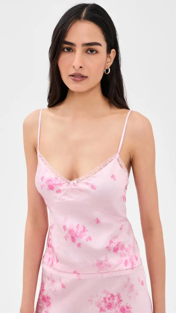 LoveShackFancy Brett Top - Blushing Blonde