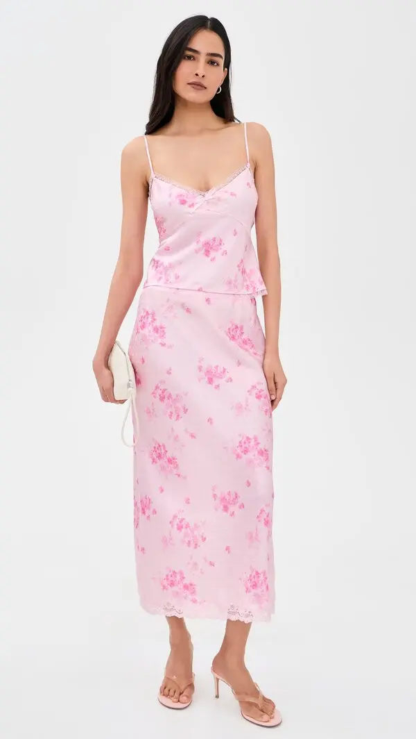 LoveShackFancy Brett Top - Blushing Blonde