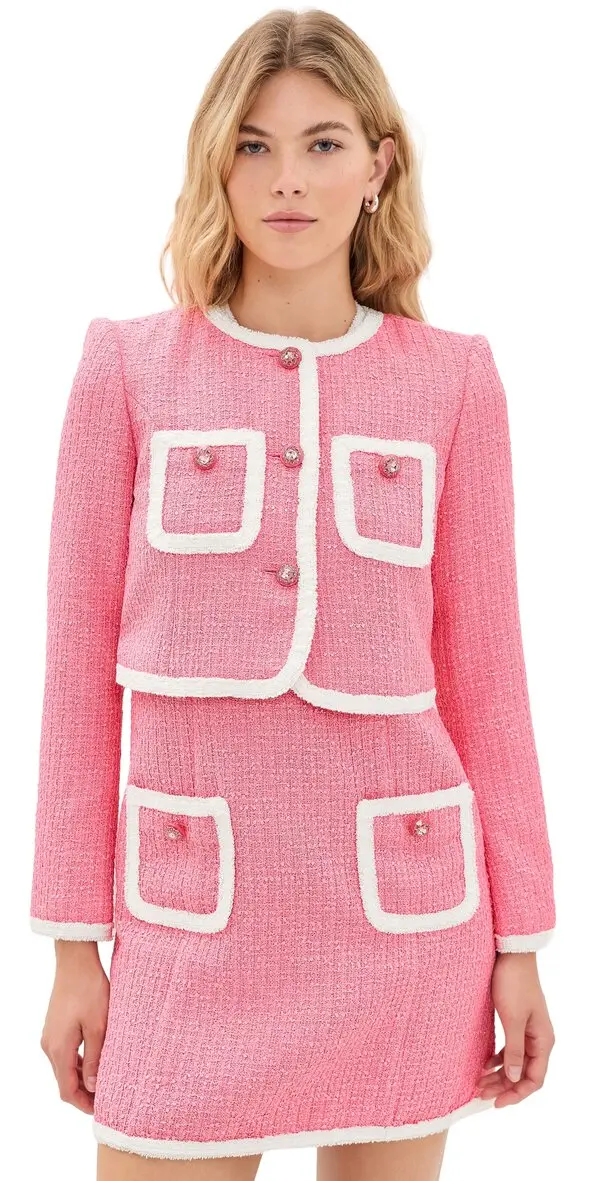 Cinq À Sept Contrast Auden Jacket