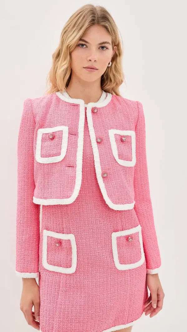 Cinq À Sept Contrast Auden Jacket