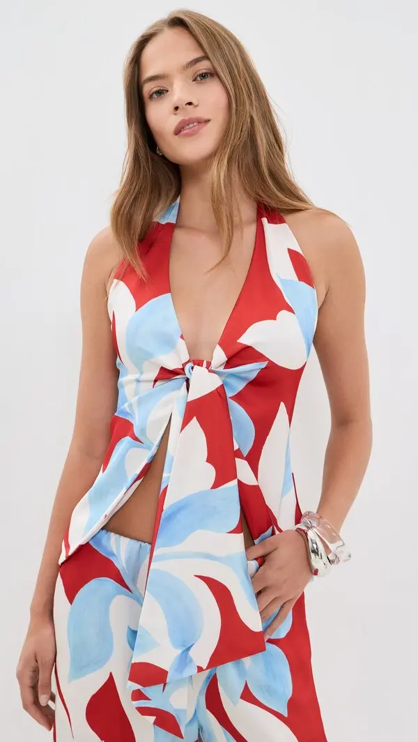 SEVEN WONDERS Kaeli Halter Top