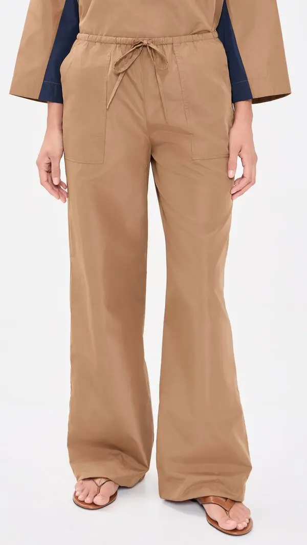 Rag & Bone Claire Taffeta Pants - Camel