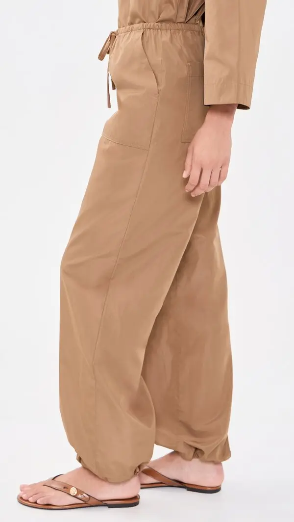 Rag & Bone Claire Taffeta Pants - Camel