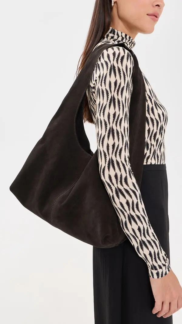 ST. AGNI Suede Soft Bag