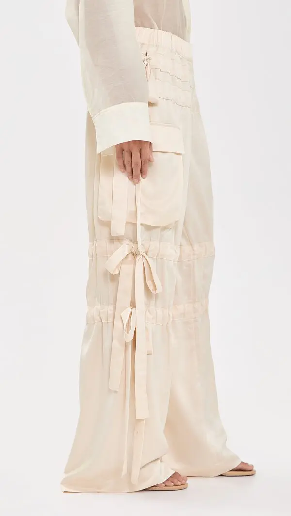 AKNVAS Odin Satin Tie Trousers