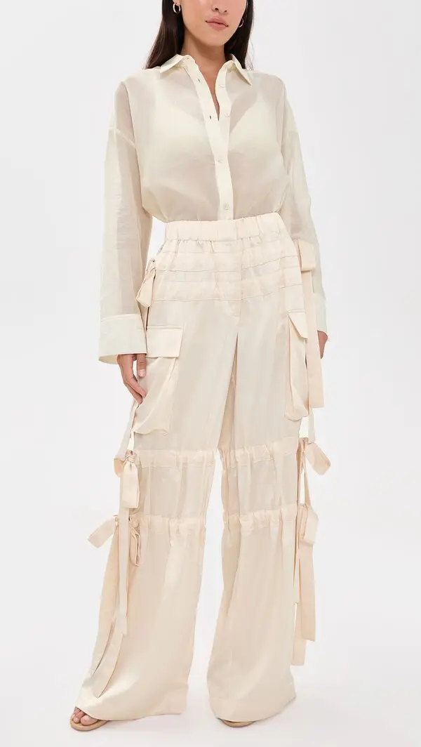 AKNVAS Odin Satin Tie Trousers