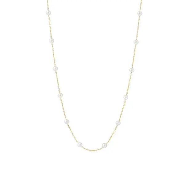 CHIARA TEDESCHI JEWELLERY Capri Long Necklace With Pearls