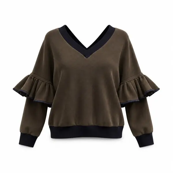 BEIRA Victoria Ruffle Sleeve Sweatshirt