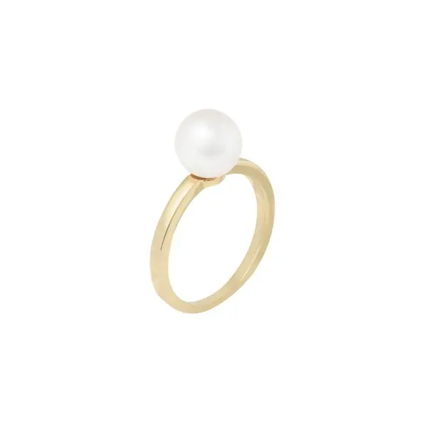 CHIARA TEDESCHI JEWELLERY Vermeil Pearl Ring - Gold