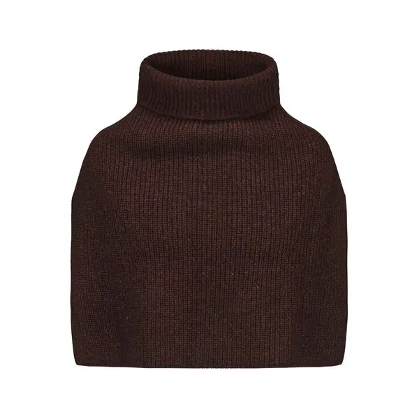 MUTE BY JL Wool Neck Warmer Chocolate