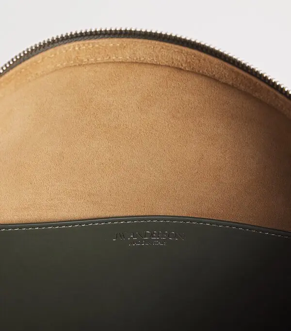 JW Anderson Leather Loafer Messenger Bag - Beige