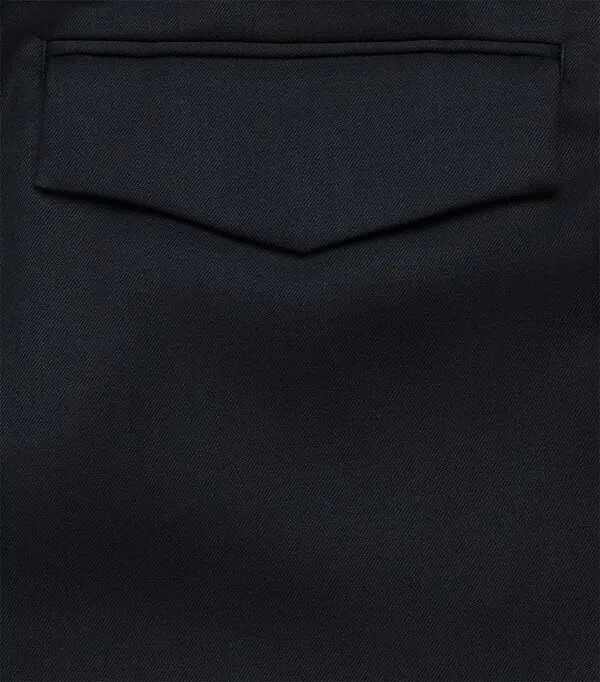 LARDINI Wool-blend Easy Wear Trousers