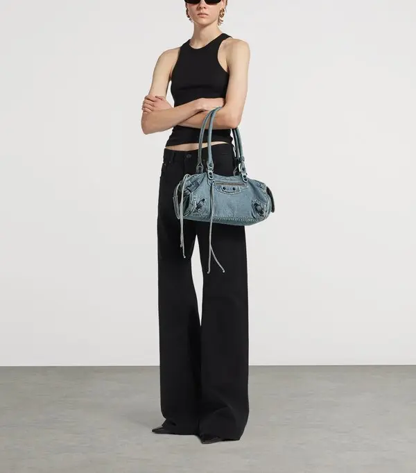 Balenciaga Cotton Le City East-west Shoulder Bag