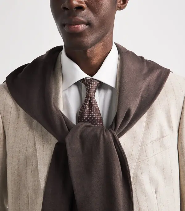 Pal Zileri Silk Geometric Jacquard Tie