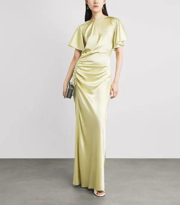 Veronica Beard Silk-blend Huntleigh Midi Dress