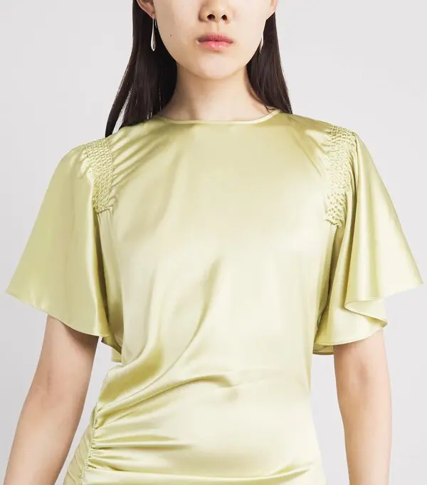 Veronica Beard Silk-blend Huntleigh Midi Dress