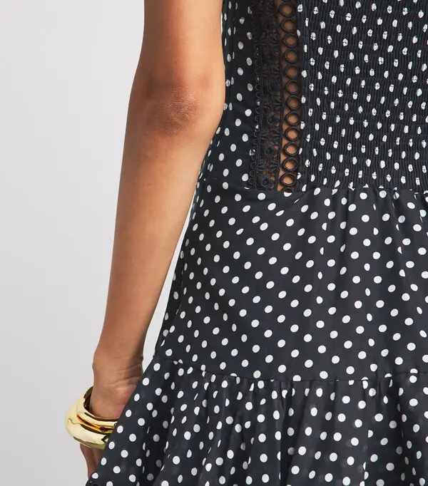 Charo Ruiz Ibiza Polka-dot Carmen Mini Dress