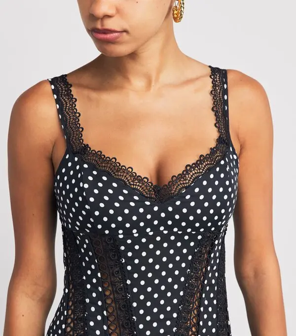 Charo Ruiz Ibiza Polka-dot Carmen Mini Dress