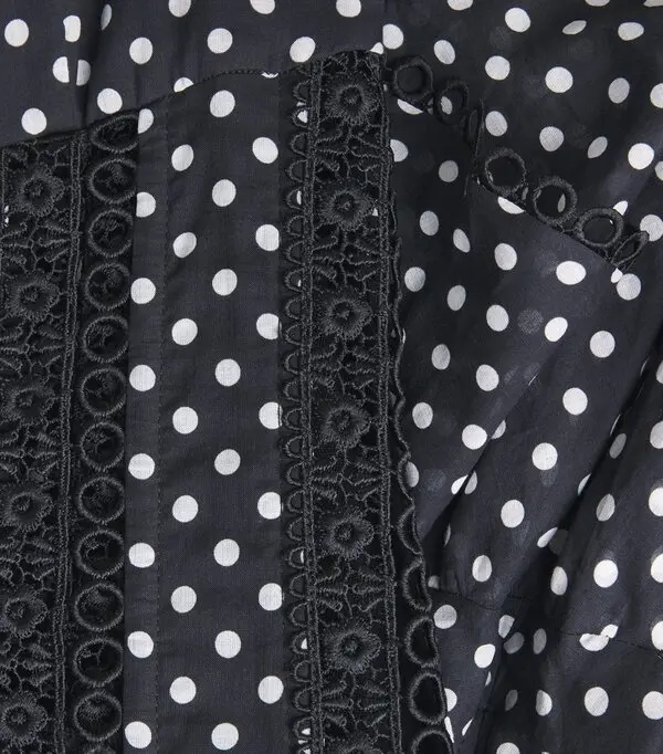 Charo Ruiz Ibiza Polka-dot Carmen Mini Dress