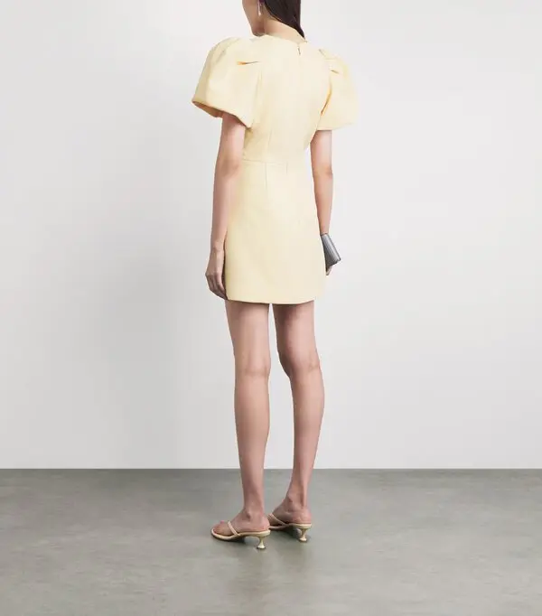 Rebecca Vallance Alexandrite Puff Sleeve Mini Dress