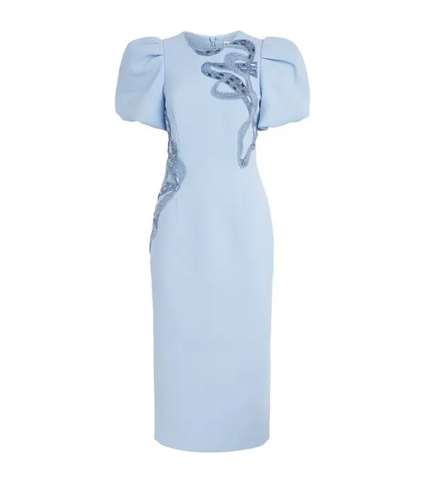 Rebecca Vallance Embellished Aylin Midi Dress