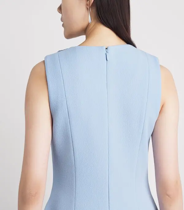 Rebecca Vallance Embellished A-line Midi Dress - Blue
