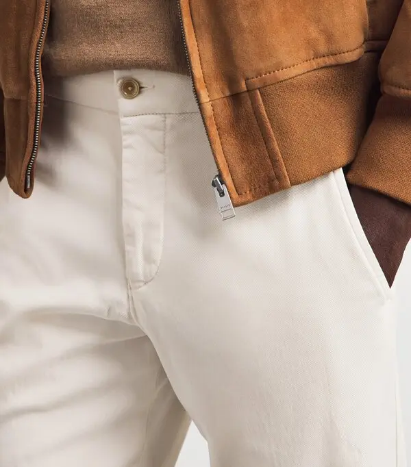 Marco Pescarolo Charm-detail Chinos