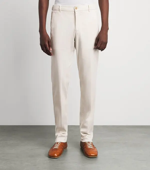 Marco Pescarolo Charm-detail Chinos