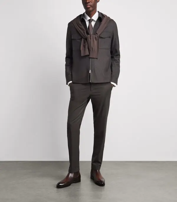 Marco Pescarolo Cashmere 2-way Zip Jacket