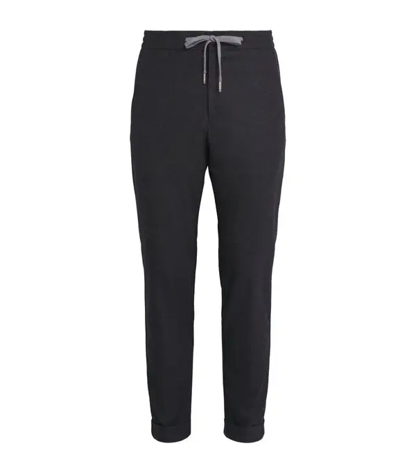 Marco Pescarolo Cashmere Drawstring Trousers - Grey