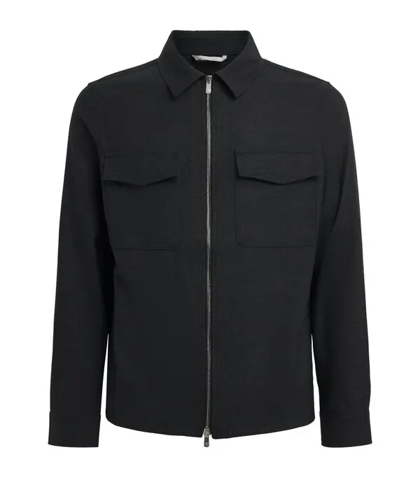 Marco Pescarolo Stretch-cashmere 2-way Zip Jacket