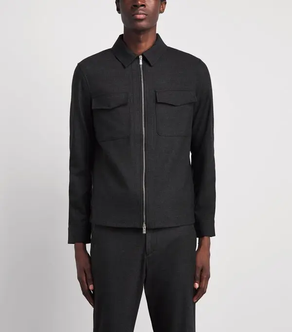 Marco Pescarolo Stretch-cashmere 2-way Zip Jacket