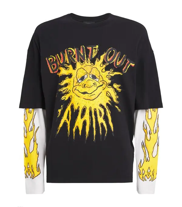 Amiri Cotton Burn Out T-shirt