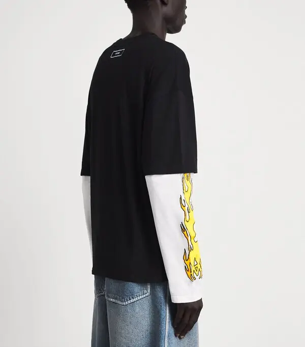 Amiri Cotton Burn Out T-shirt