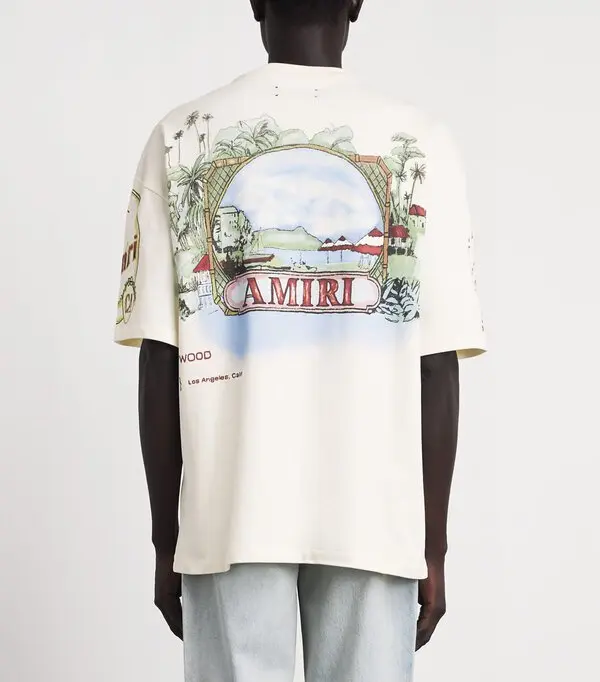 Amiri Cotton Vista Skate T-shirt - White